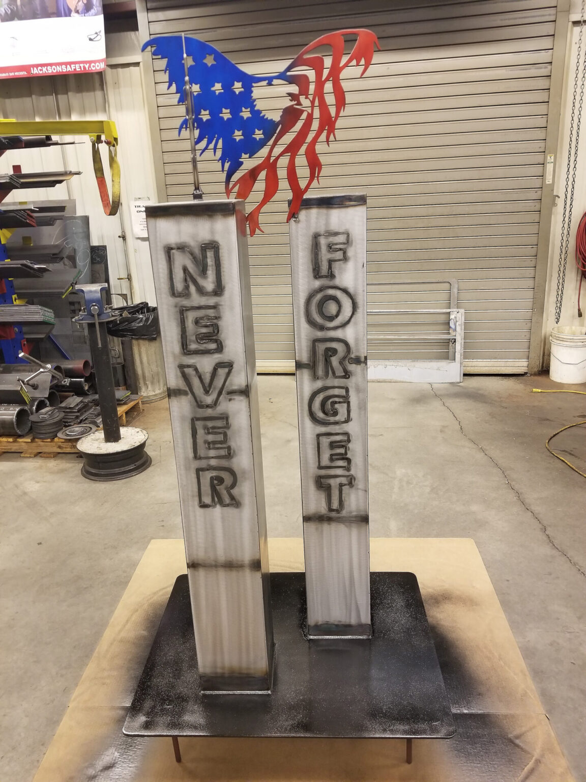 Mitchell Community College welding students pay tribute to 9/11 (Video ...