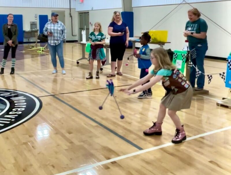Mooresville Girl Scouts compete in Rope Runner Derby (Photos) | Iredell ...